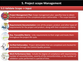 Project Scope Management Overview