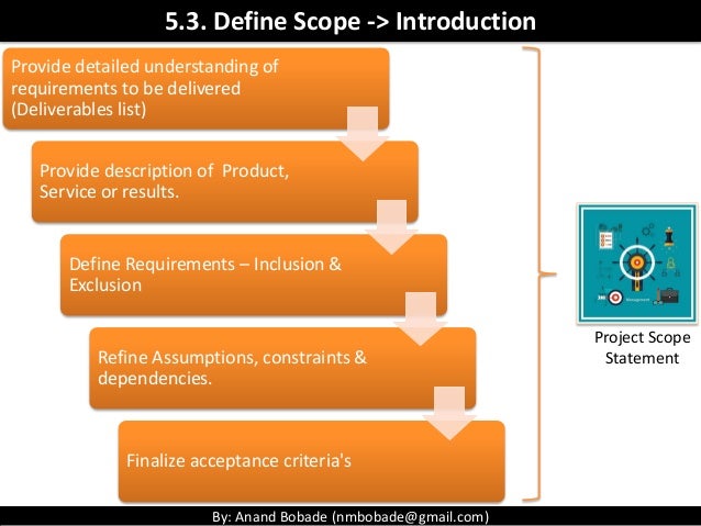 PMP Chap 5 - Project Scope Management - Part1