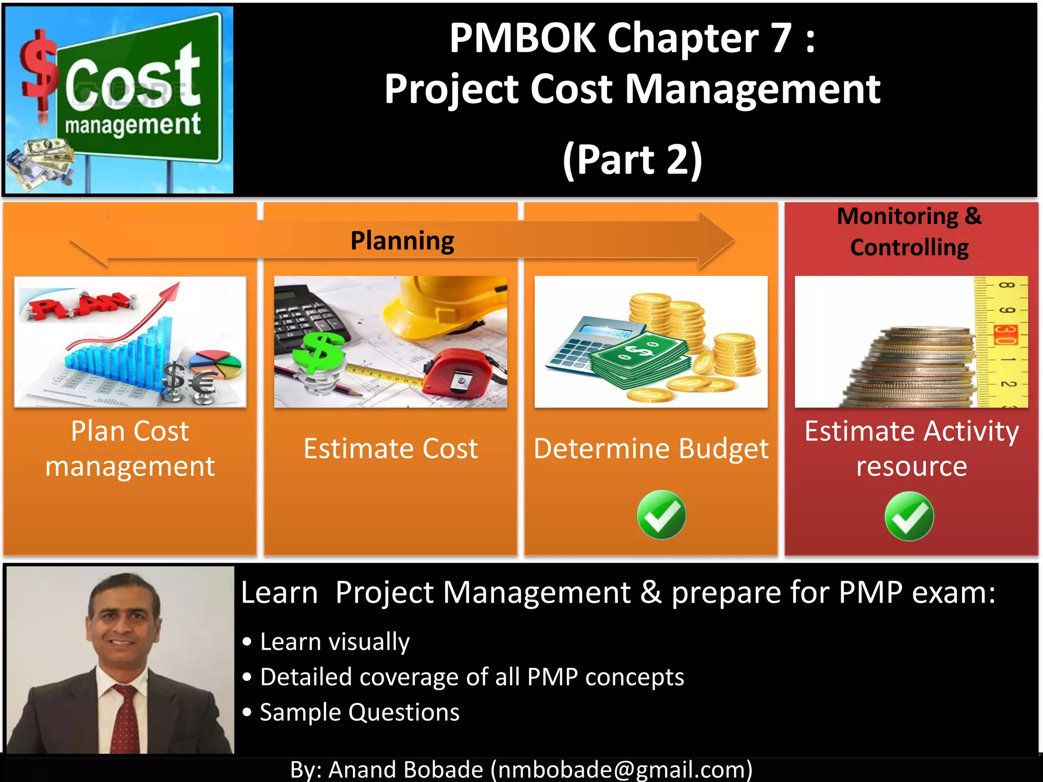 PMP Chap 7 - Project Cost Management - Part 2 | PDF