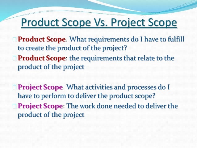 Pmp chapter(5) Scope Management