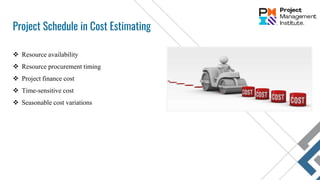 PMP-Cost Management area | PPTX