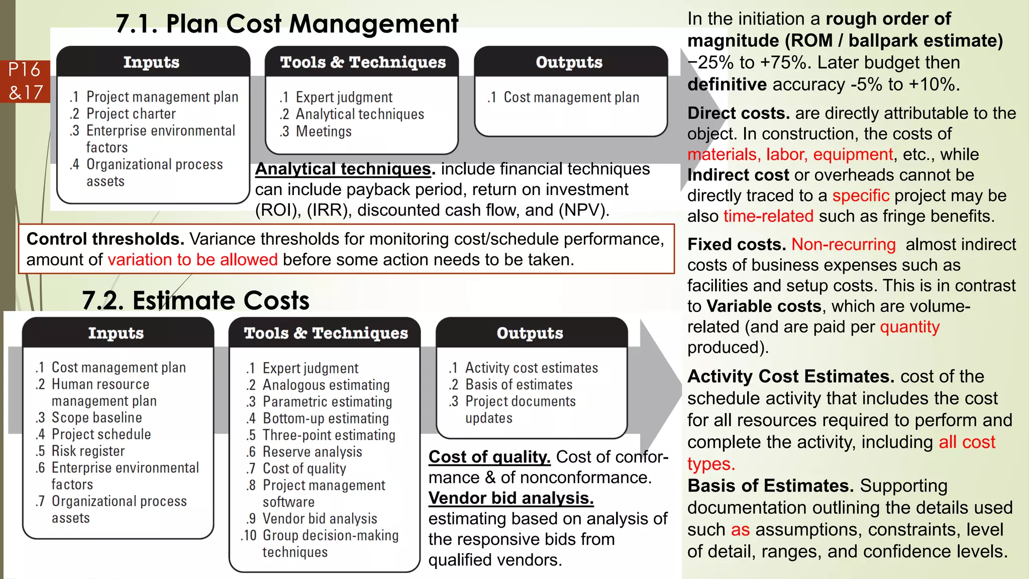 Pmp Final Review - M Maged | PDF | Civil Engineering Industry | Industries