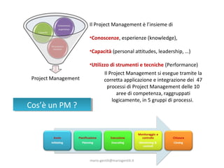 Project Management Professional, Fondamenti | PPS