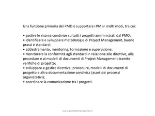 Project Management Professional, Fondamenti | PPS