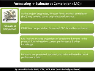 PMP Key Exam Concepts - Formulas | PDF