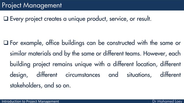 PMP Lecture 1: Introduction to Project Management | PDF | Construction ...
