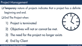 PMP Lecture 1: Introduction to Project Management | PDF