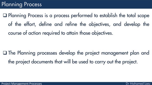PMP Lecture 3: Project Management Processes | PDF