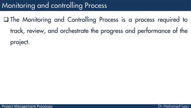 PMP Lecture 3: Project Management Processes | PPT