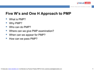 PMP Exam Preparation Experience by Prashant Poladia | PPT