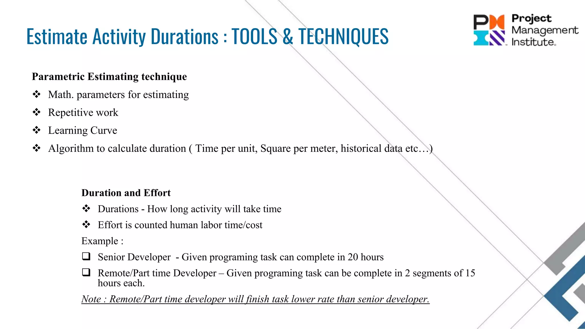 PMP-Schedule Management area | PPTX