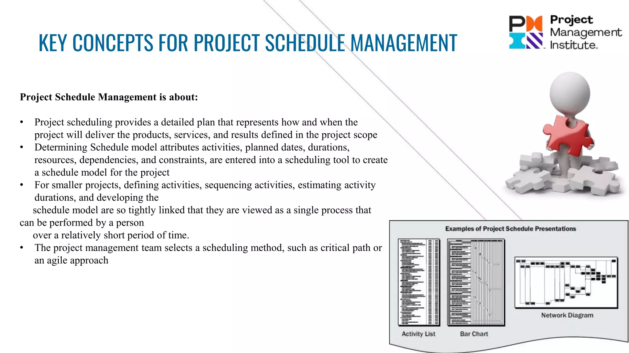 PMP-Schedule Management area | PPTX