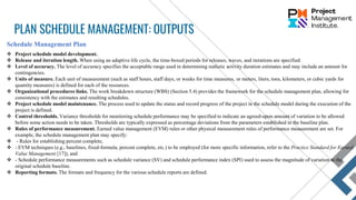 PMP-Schedule Management area | PPT
