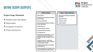 PMP-Scope Management area | PPT