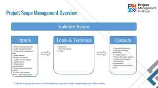 PMP-Scope Management area | PPT