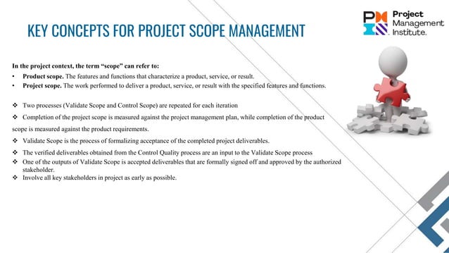 PMP-Scope Management area | PPT