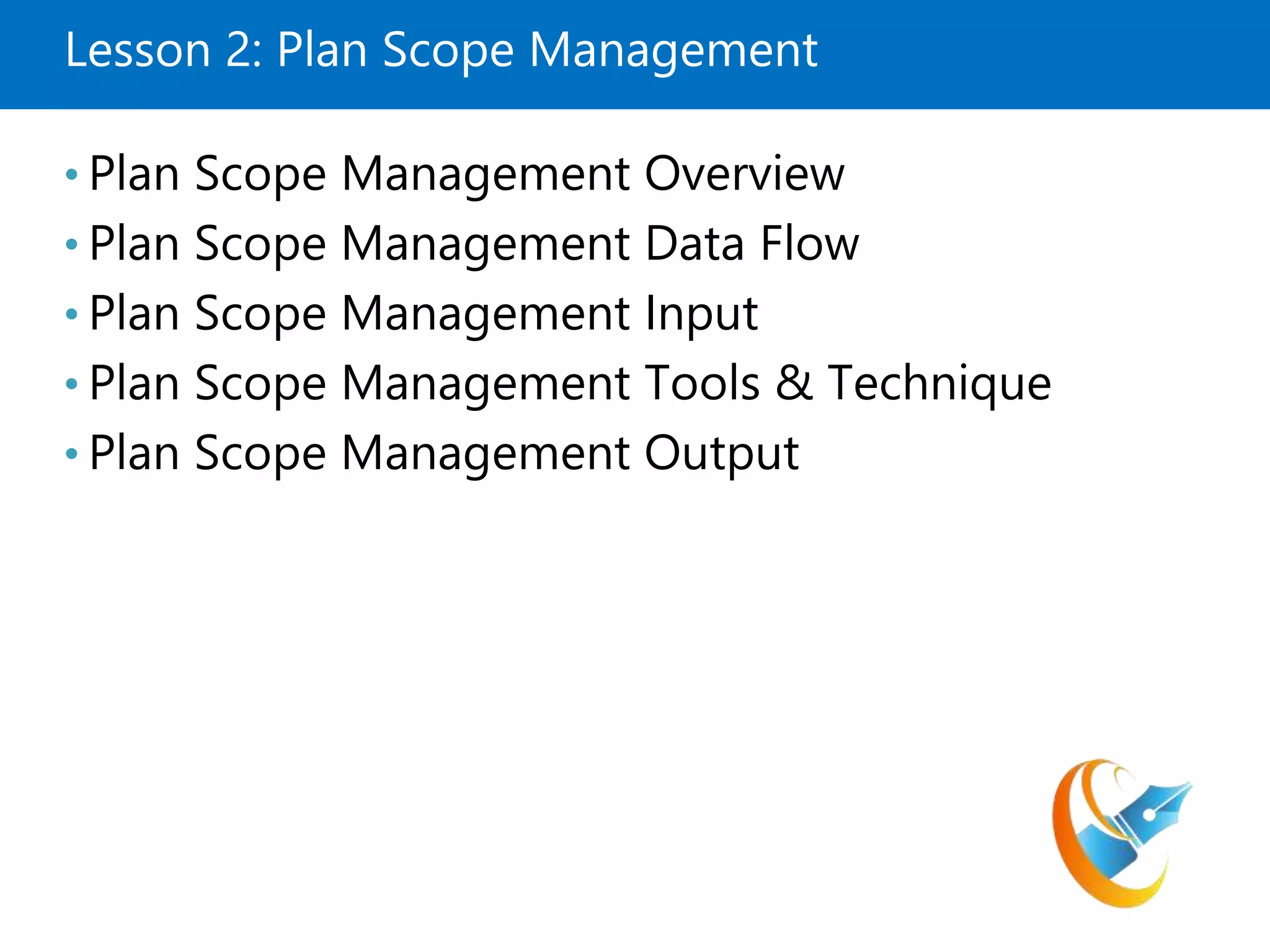 Project Scope Management - PMBOK6 | PPTX