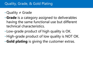 Project Quality Management - PMBOK6 | PPTX