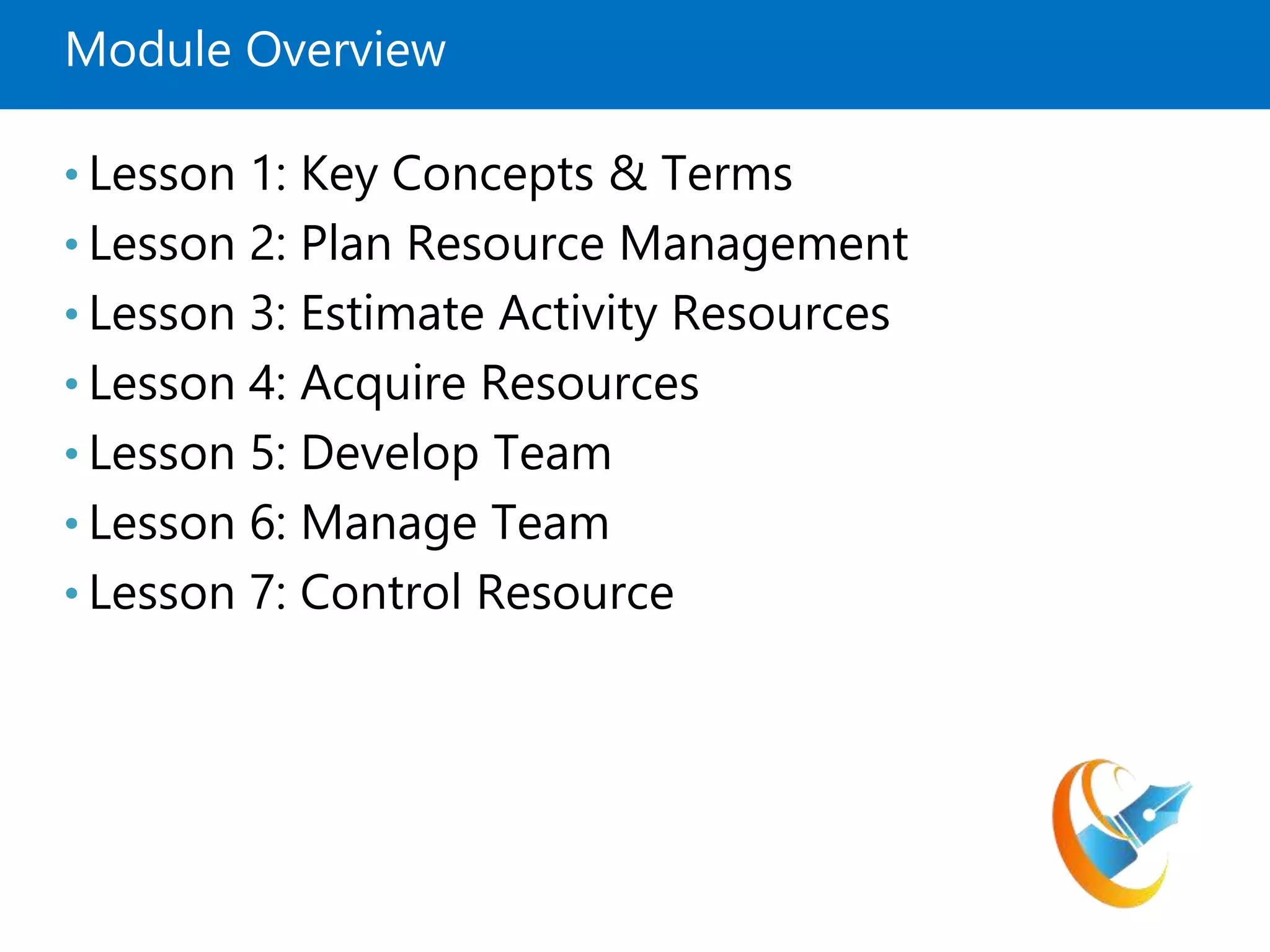 Project Resource Management - PMBOK6 | PPTX