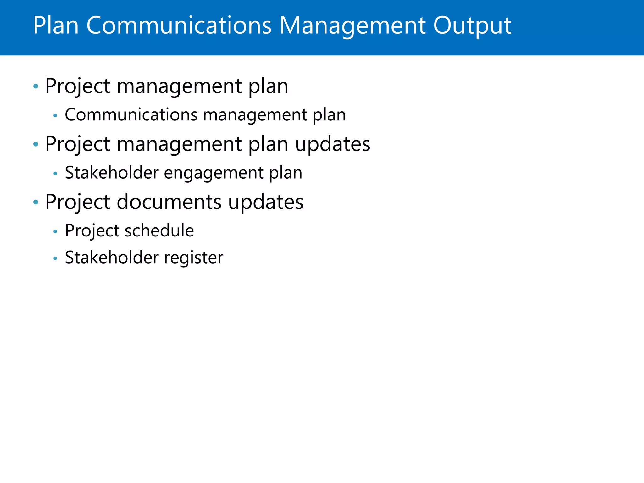 Project Communications Management - PMBOK6 | PPTX