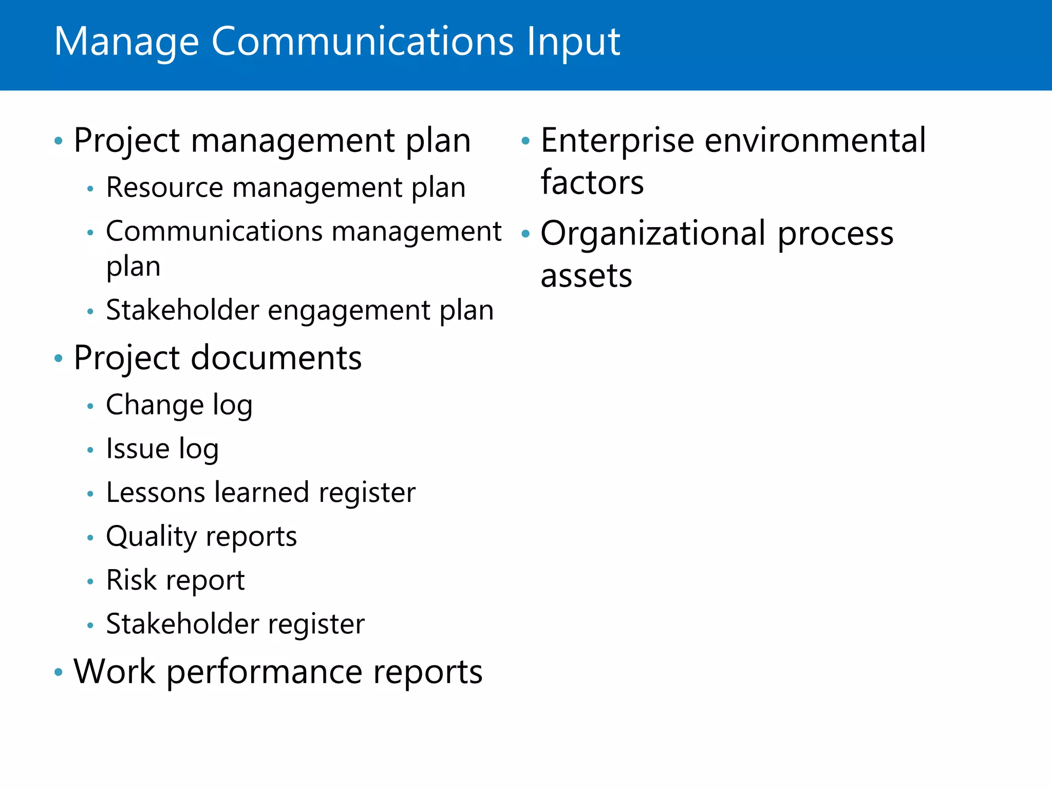 Project Communications Management - PMBOK6 | PPT