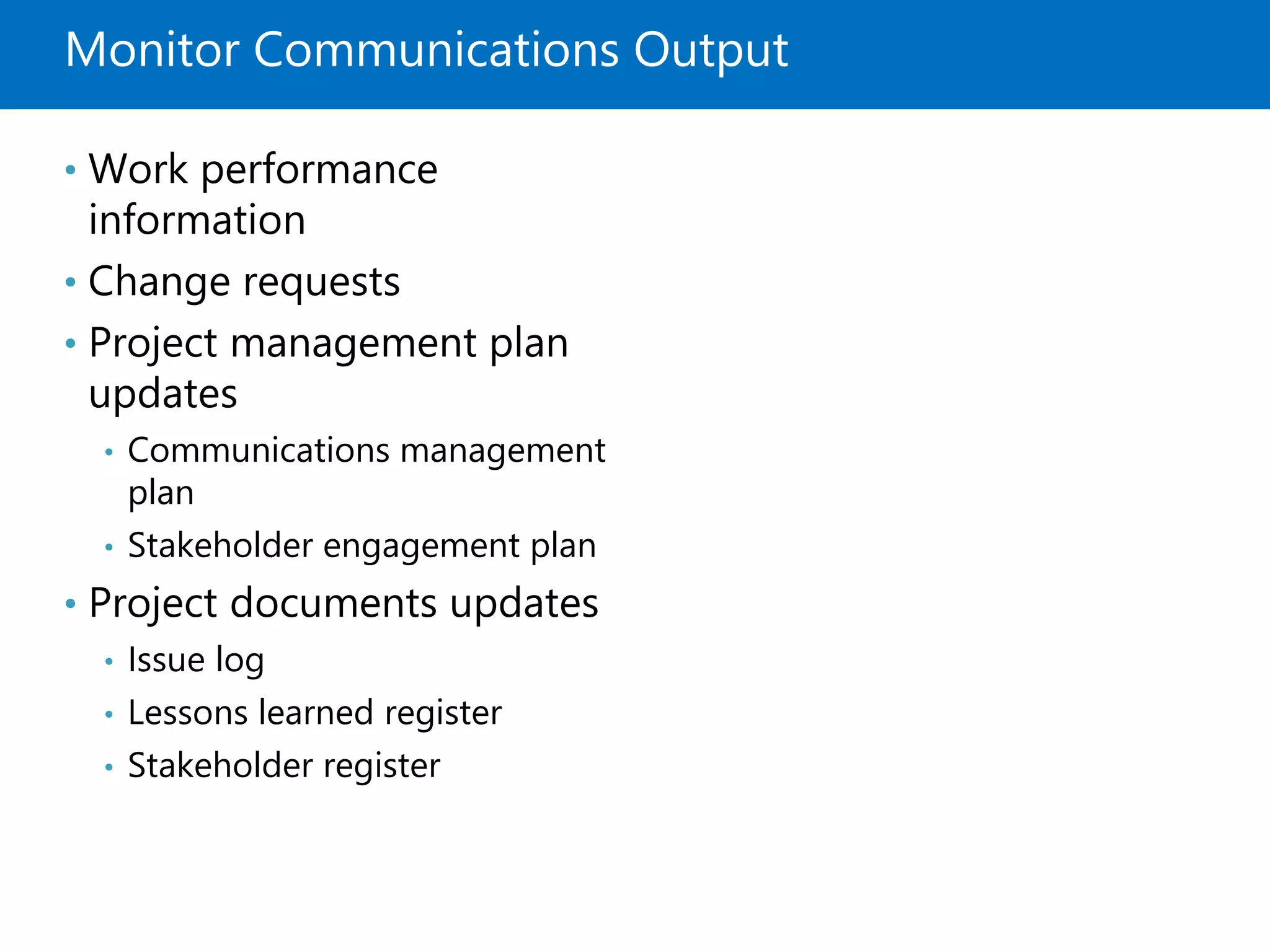 Project Communications Management - PMBOK6 | PPTX