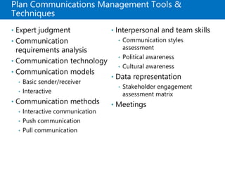 Project Communications Management - PMBOK6 | PPTX