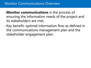Project Communications Management - PMBOK6 | PPTX