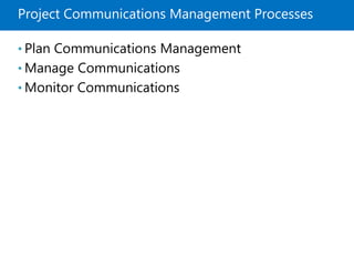 Project Communications Management - PMBOK6 | PPTX | Business | Business and Finance