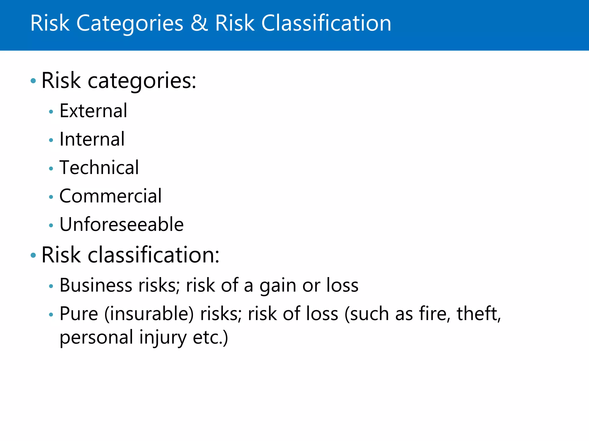 Project Risk Management - PMBOK6 | PPTX