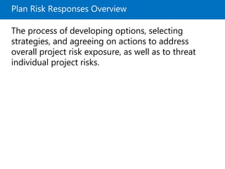 Project Risk Management - PMBOK6 | PPTX