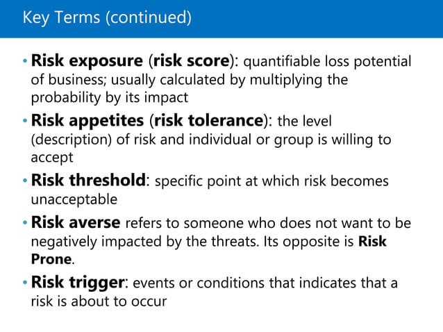 Project Risk Management - PMBOK6 | PPTX
