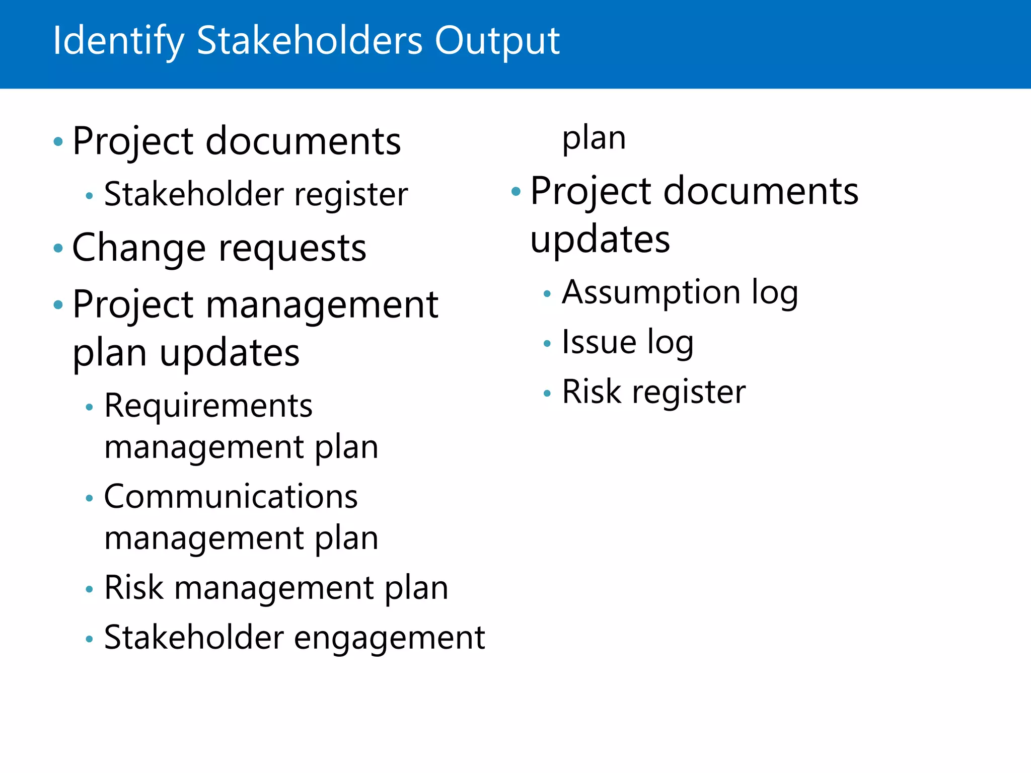 Project Stakeholder Management - PMBOK6 | PPTX