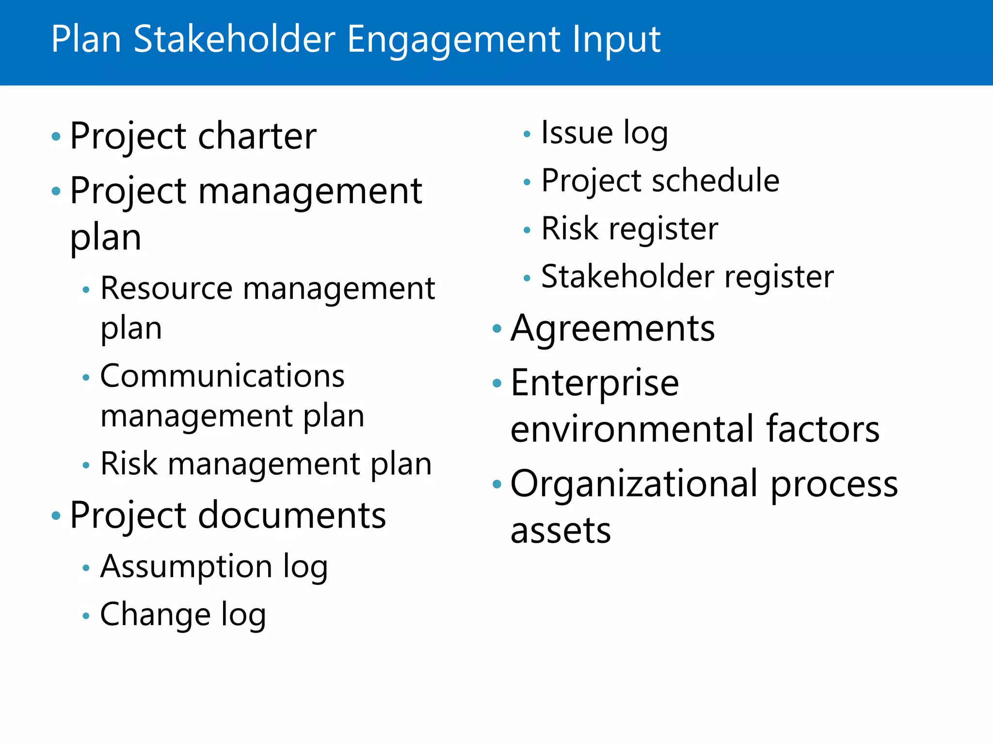 Project Stakeholder Management - PMBOK6 | PPTX