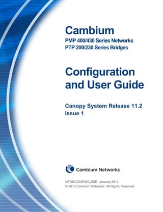 Pmp 400 430-and_ptp_200-230_configuration_and_user_guide | PDF