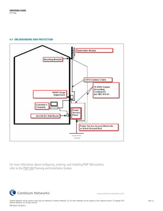 Cambium Networks PMP450 Ordering Guide | PDF | Telecommunications ...