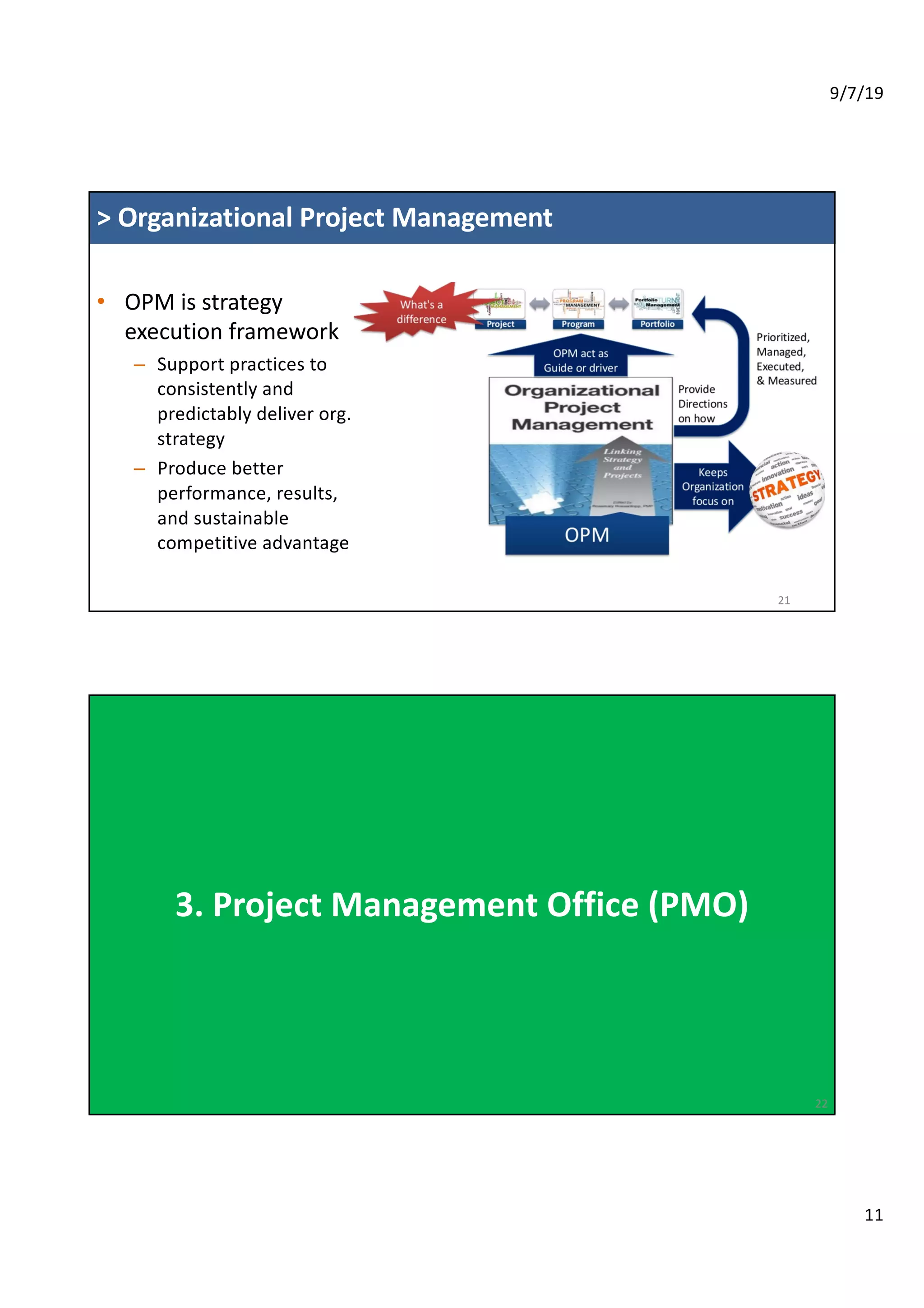 PMI-PMP6 Lecture 02: Project Management Framework_v1.0 | PDF