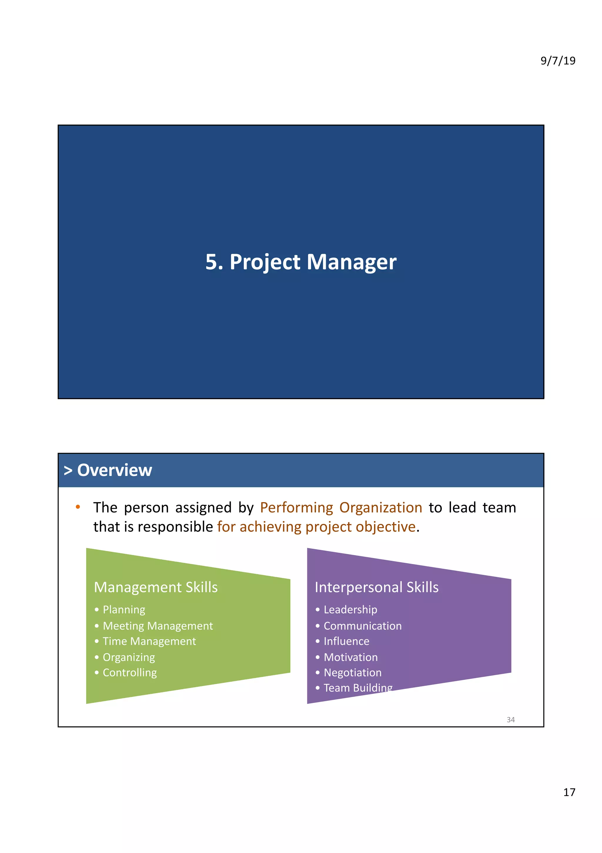 PMI-PMP6 Lecture 02: Project Management Framework_v1.0 | PDF