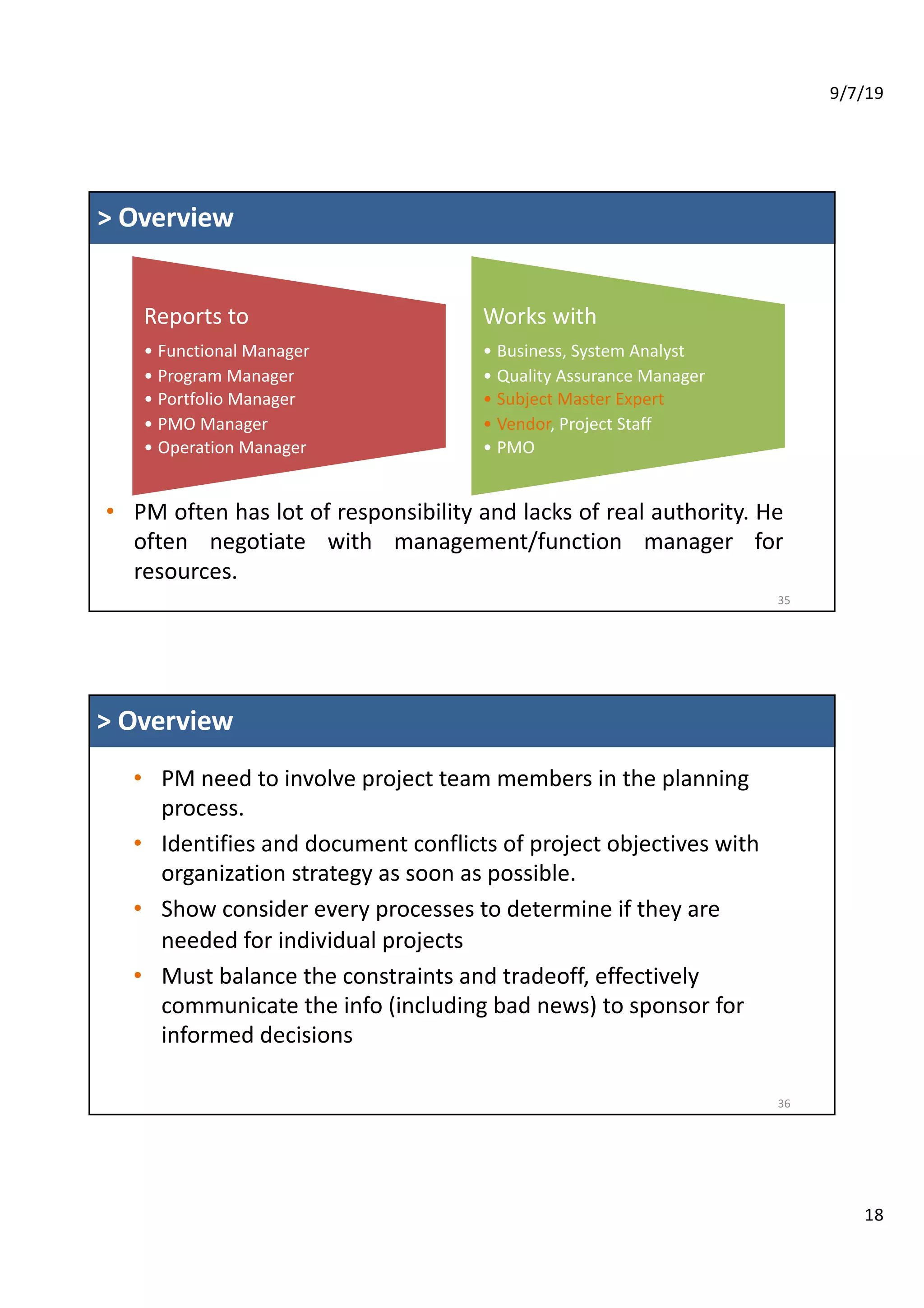 PMI-PMP6 Lecture 02: Project Management Framework_v1.0 | PDF | Business ...