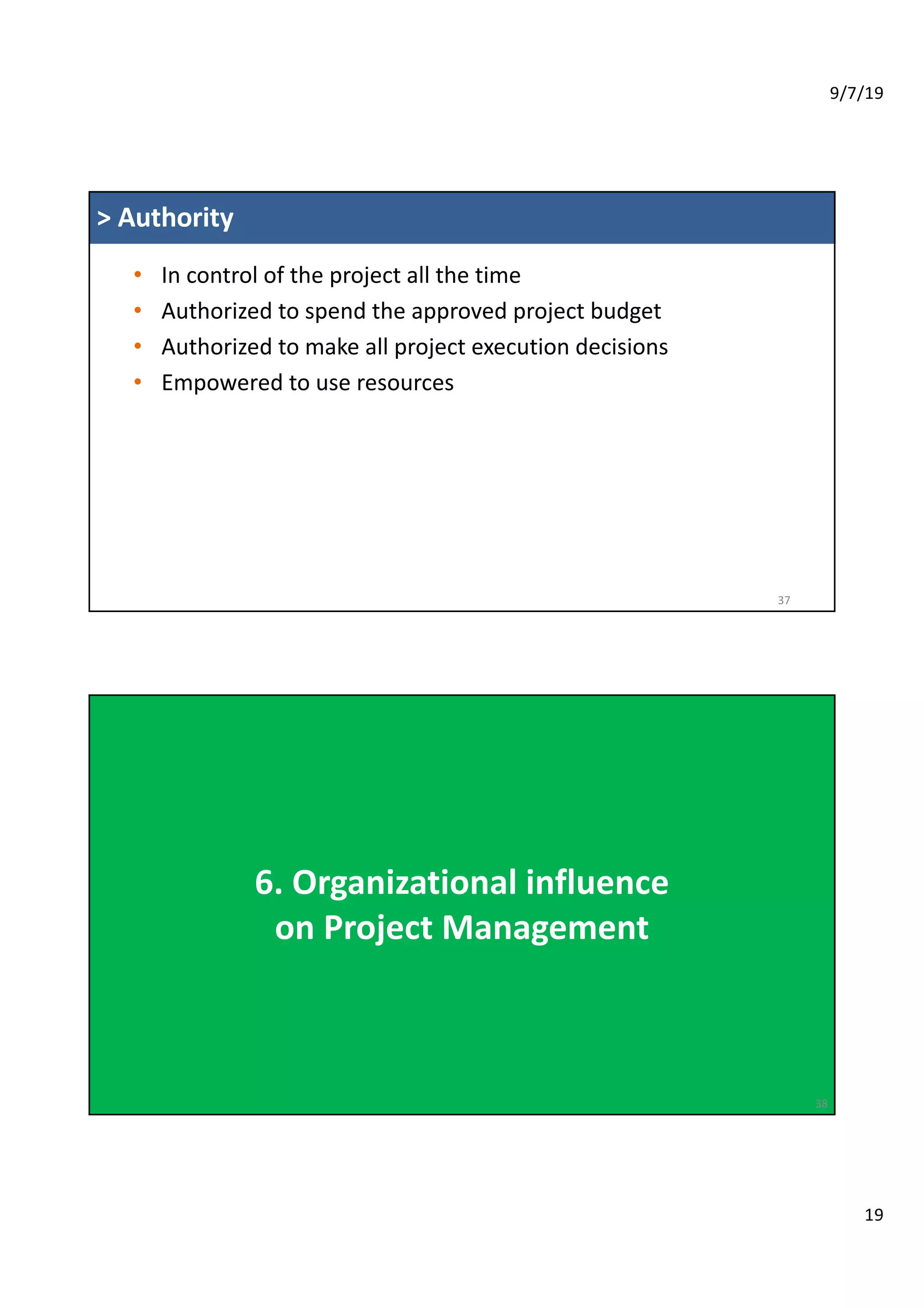 PMI-PMP6 Lecture 02: Project Management Framework_v1.0 | PDF