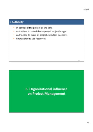 PMI-PMP6 Lecture 02: Project Management Framework_v1.0 | PDF