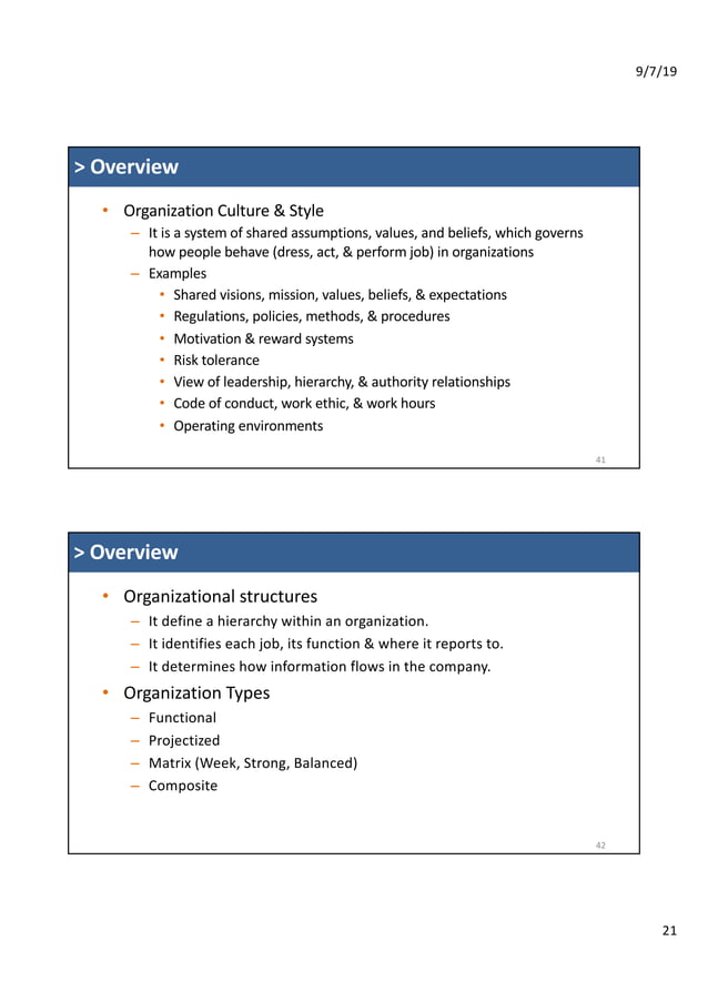 PMI-PMP6 Lecture 02: Project Management Framework_v1.0 | PDF | Business ...
