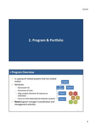 PMI-PMP6 Lecture 02: Project Management Framework_v1.0 | PDF | Business Administration | Business