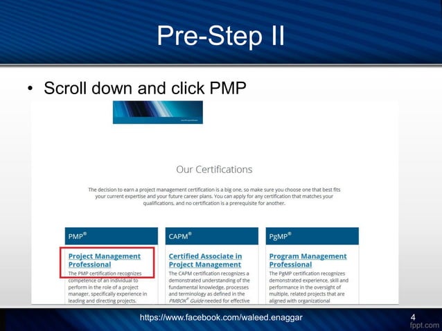 PMP Application - Step by Step | PDF | Postgraduate Education | College ...