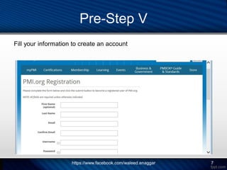 PMP Application - Step by Step | PDF