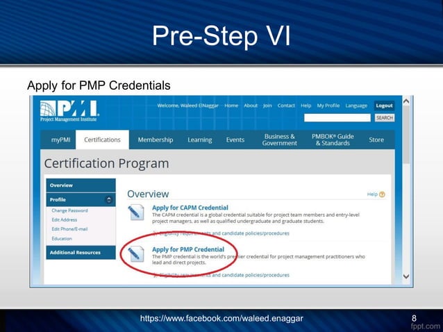 PMP Application - Step by Step | PDF | Postgraduate Education | College Education