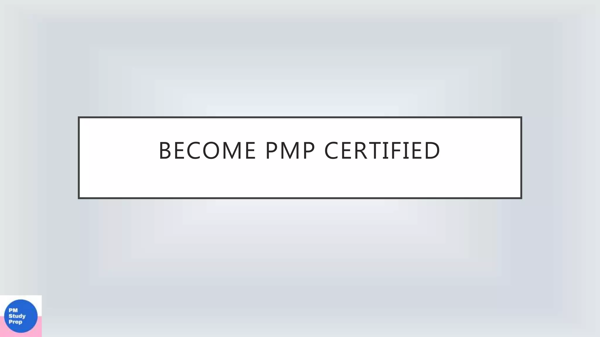 PMP Application Requirements 2020 | PPT