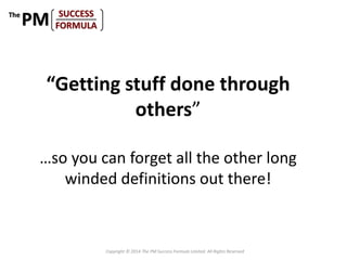 Paradigms of Project Management | PPTX