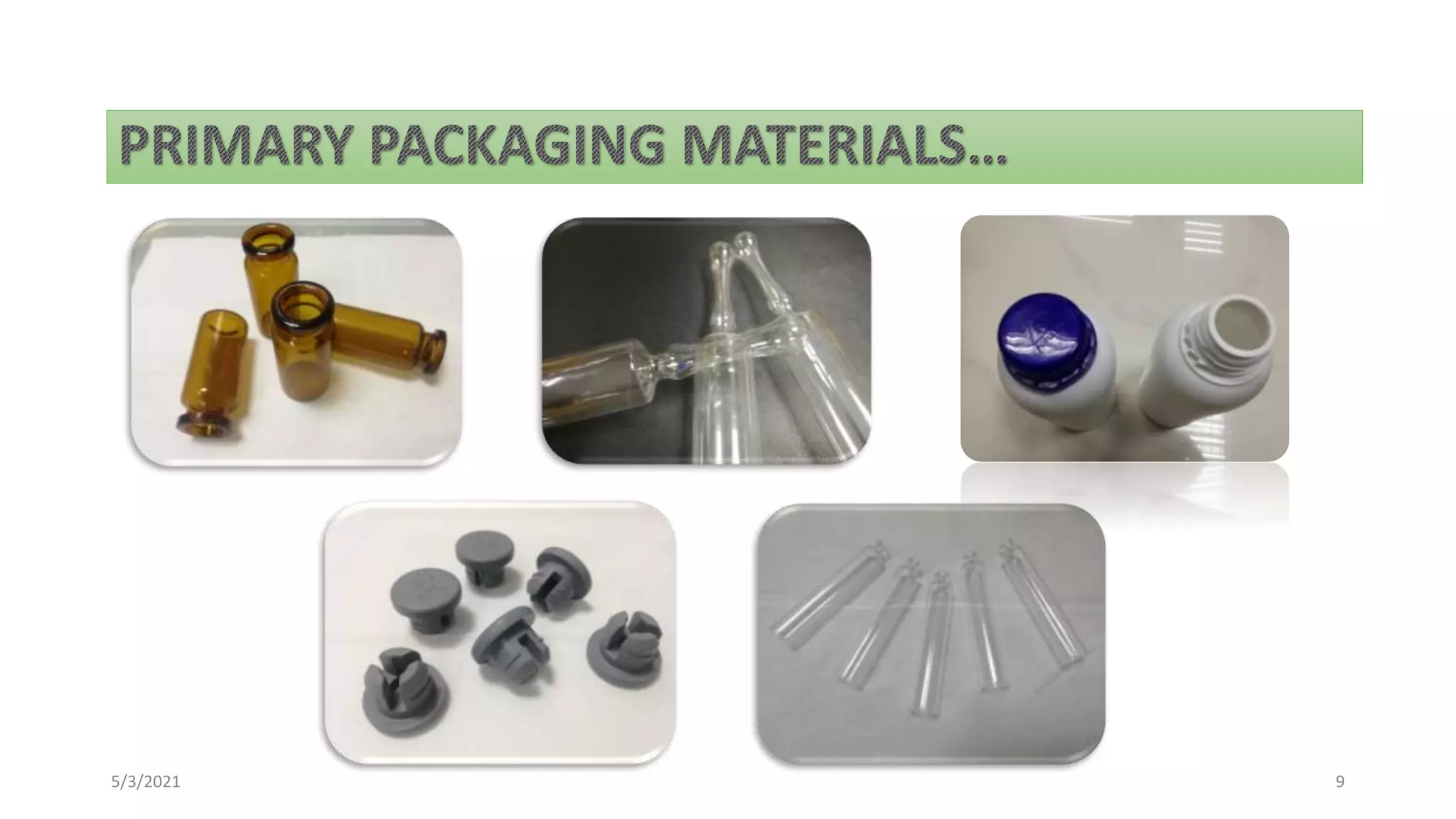 Pharmaceutical Packaging & Packaging Materials | PPTX