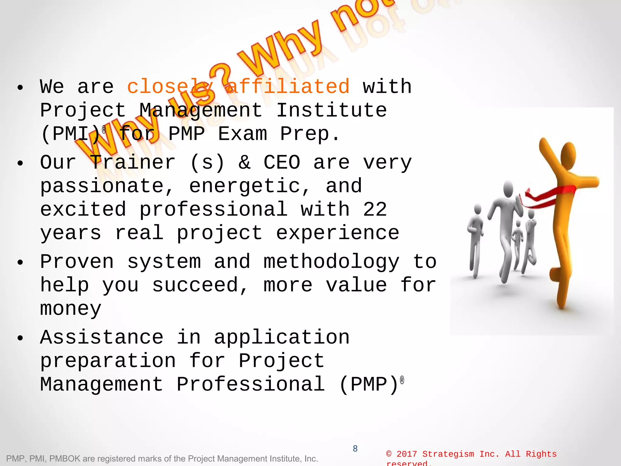 Pmp bootcamp structure2017 | PPT | Business | Business and Finance